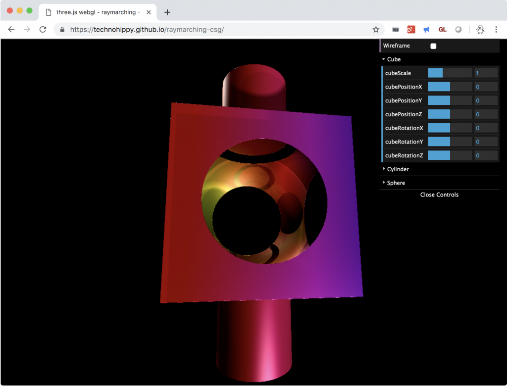 WebGLでレイマーチングを使ったCSGを実現する - 株式会社カブク